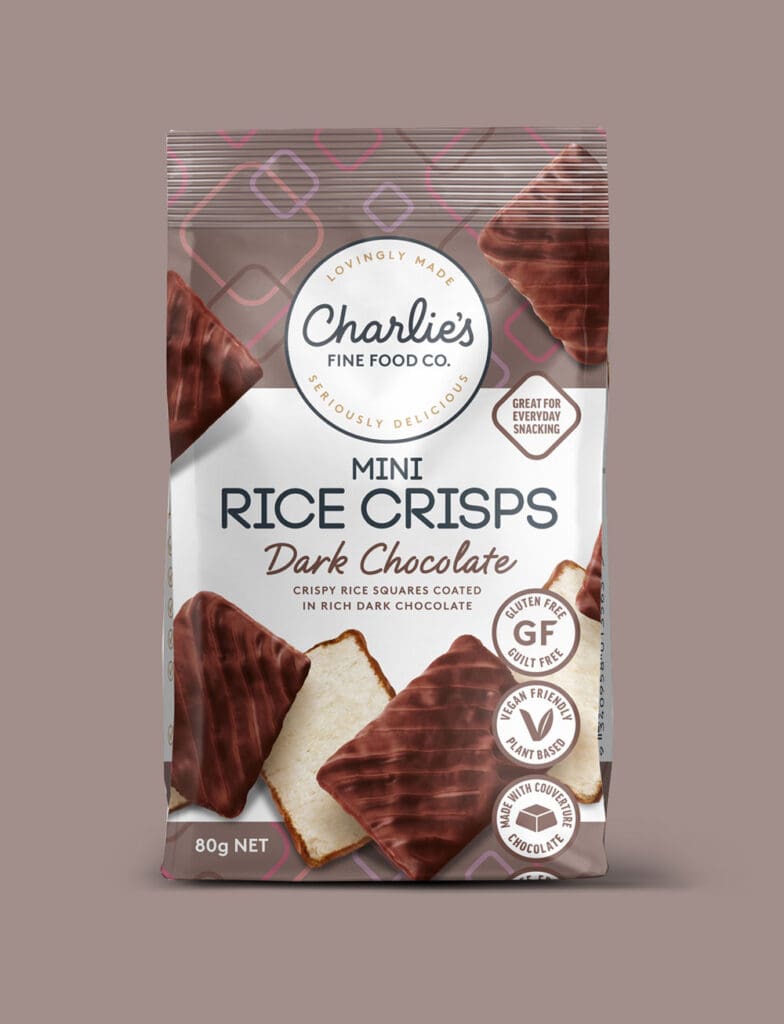 Dark Chocolate Mini Rice Crisps – Charlie's Fine Food Co.